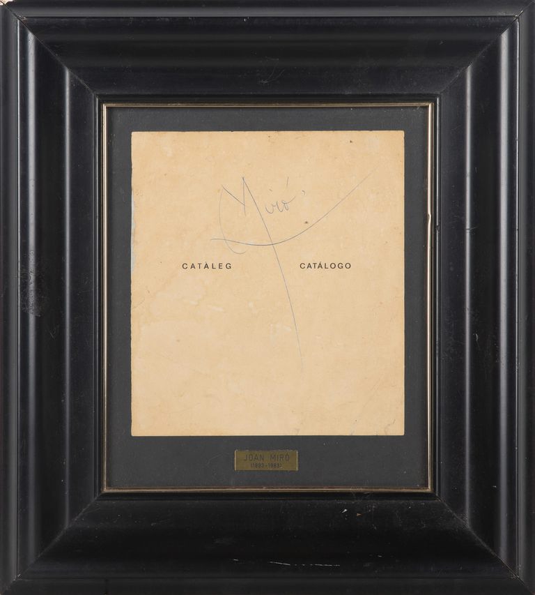 Autograph of Joan Miró – ART100